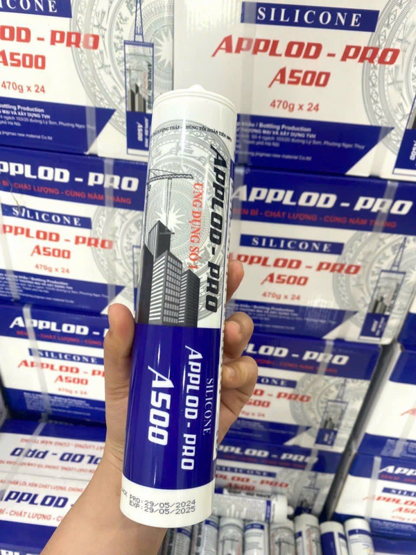 Silicon A500 trong, trắng sữa, đen, xám