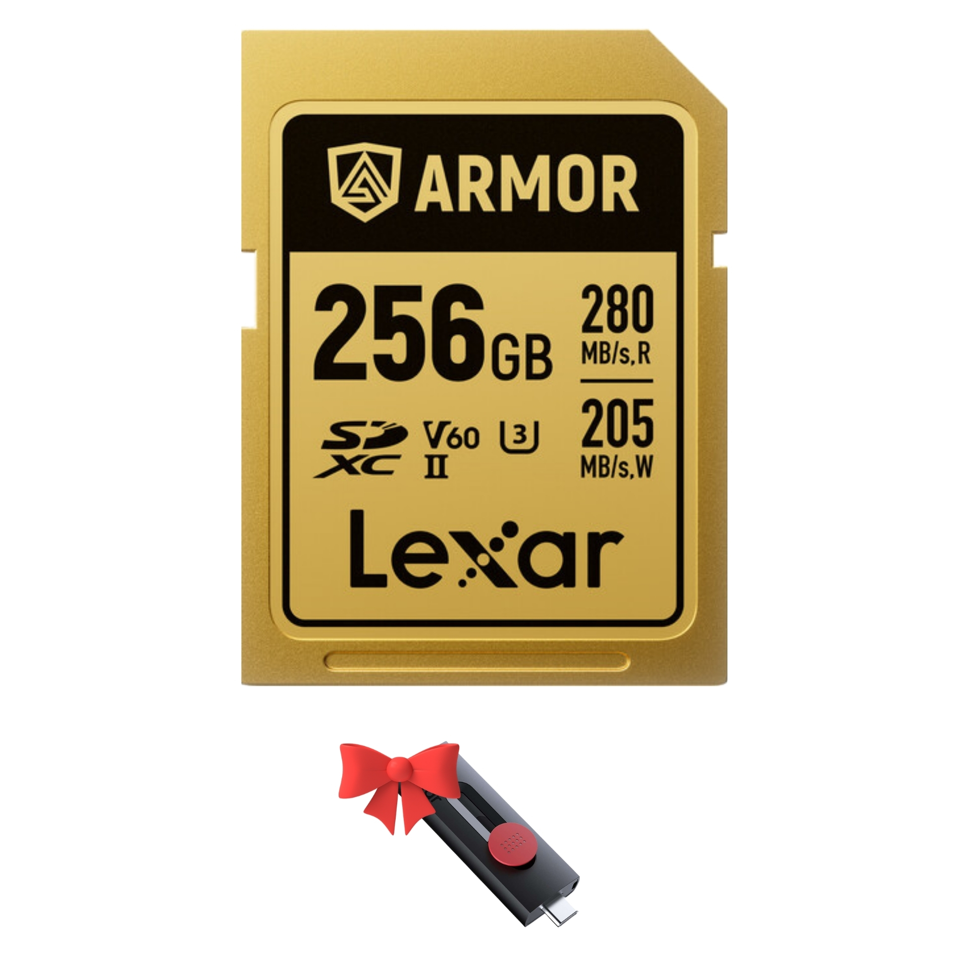 Thẻ nhớ Lexar ARMOR GOLD SDXC 256GB UHS-II U3 V60 | Chính Hãng