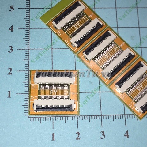 PY24-05-24P Mạch nối cáp FFC/FPC 24PIN khoảng cách giữa 2 chân 0.5mm