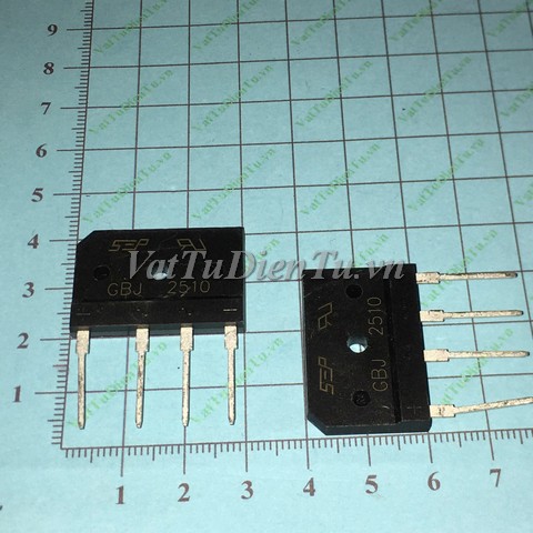 GBJ2510 Diode cầu 25A 1000V, chỉnh lưu cầu