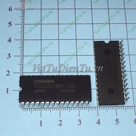 TC55257BPL-10L DIP28 SILICON GATE CMOS 32,768 WORD X 8 BIT STATIC RAM