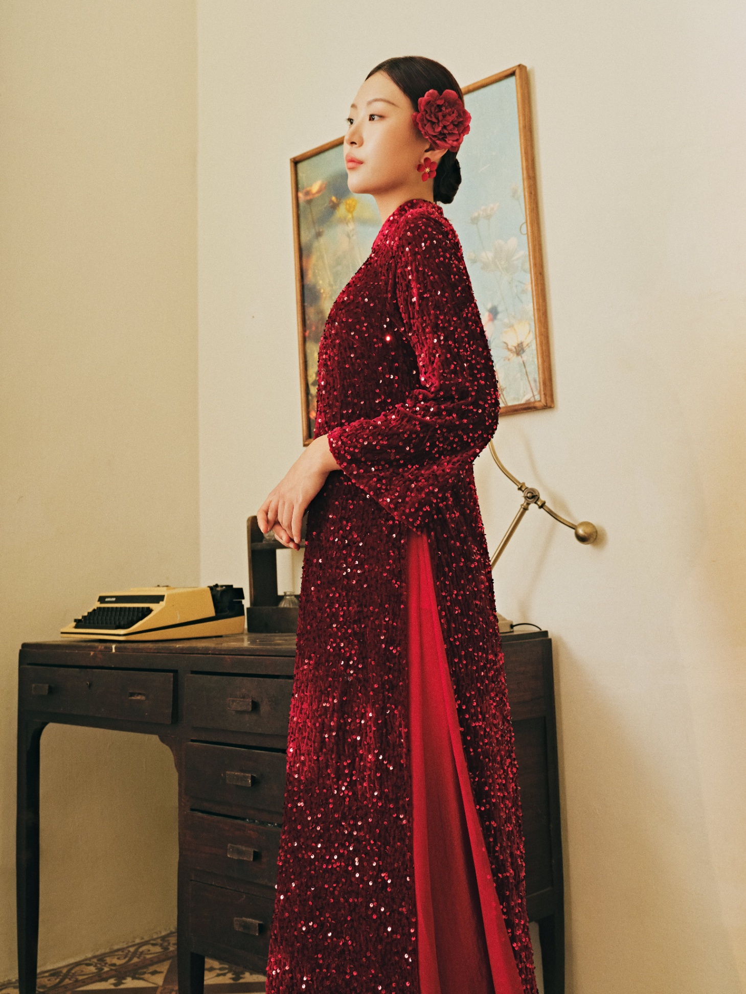 Áo dài Cẩn Du