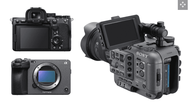 So sánh Sony A7S3 , Sony FX3 vs Sony FX6