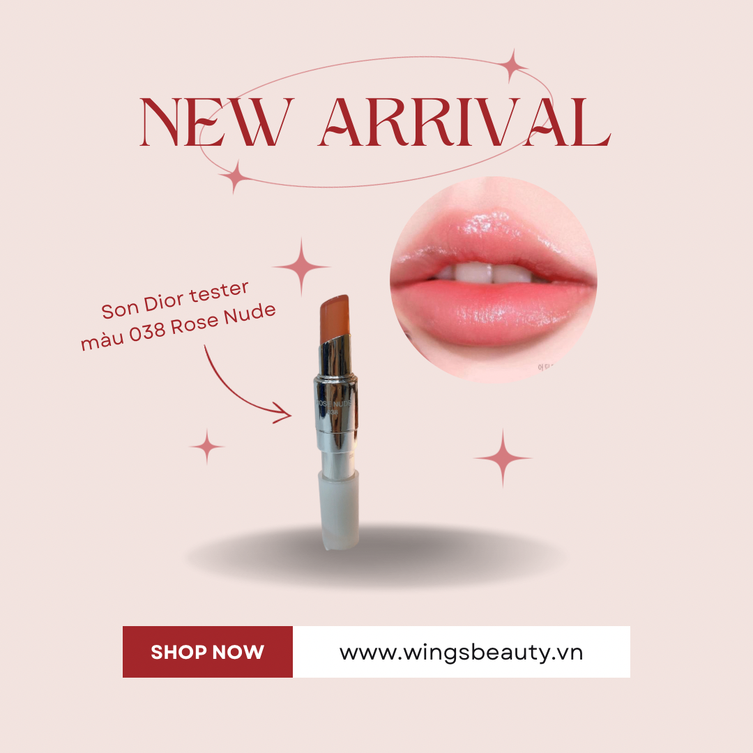 (Tester) DIOR - Son dưỡng Dior Addict Lip Glow (038 Rose Nude)