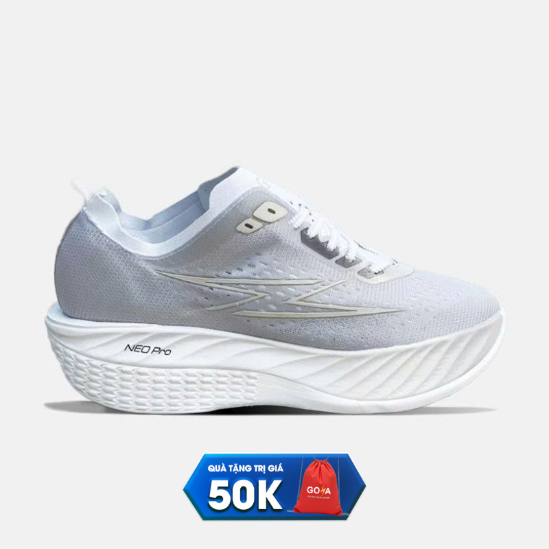 GIÀY CHẠY BỘ GOYA NEO PRO - XÁM NHẠT
