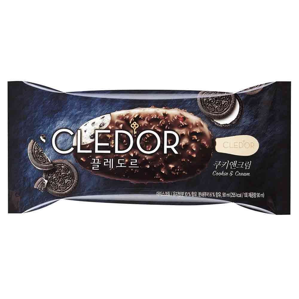 CLEDOR - Kem Cledor Hàn Quốc vị Cookies&Cream - Cây 90ml (24 cây/thùng)