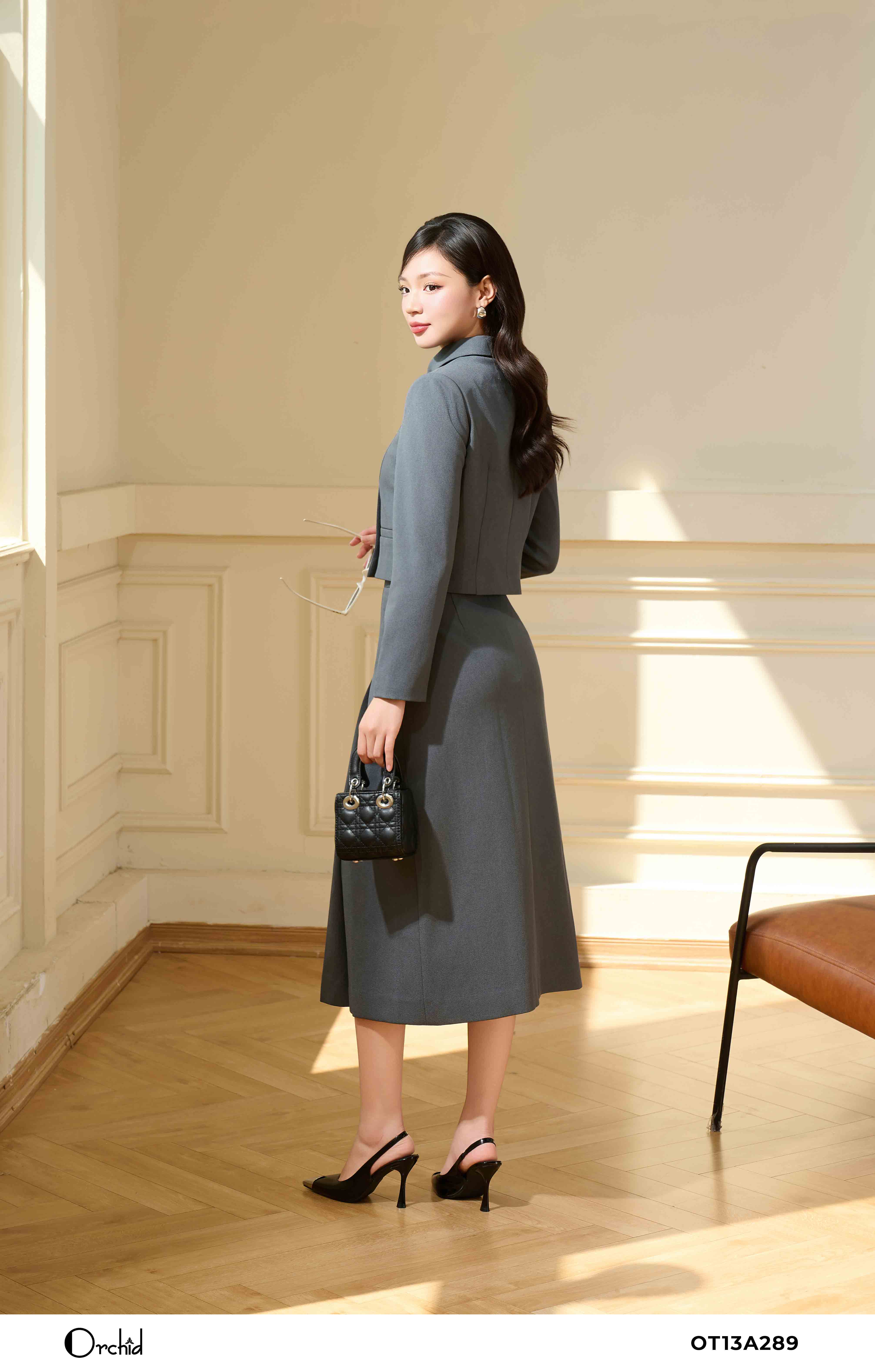 OT13A289 - Bộ twill silk chéo