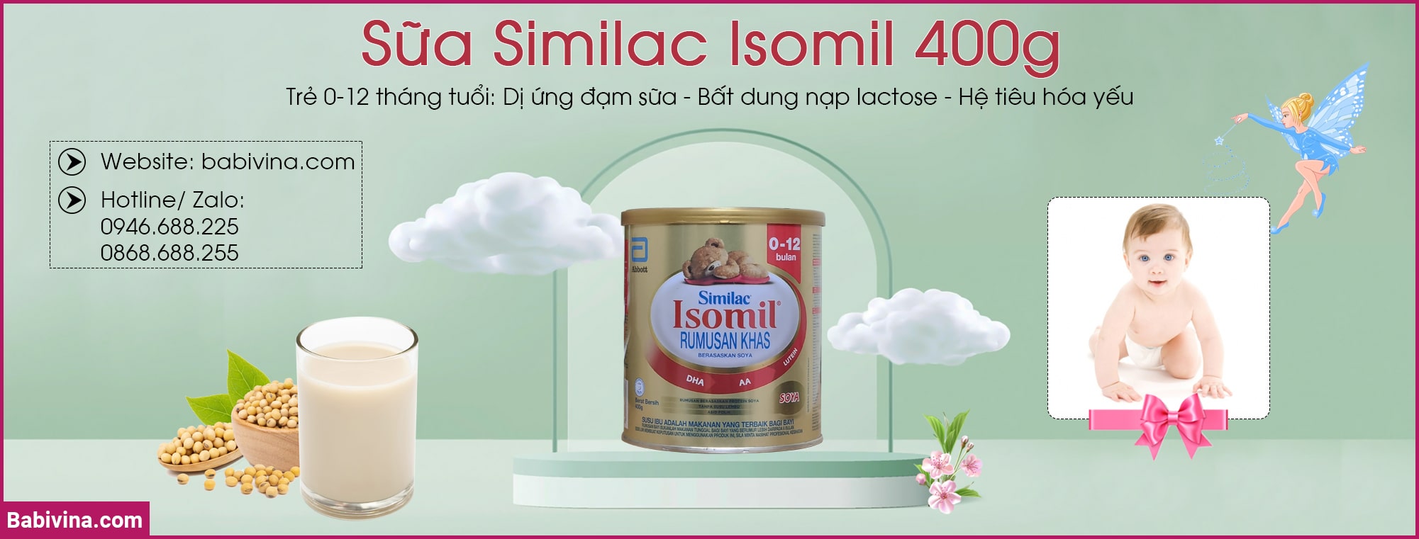 Sữa Similac Isomil 400g Chính Hãng Abbott Giá Rẻ Nhất