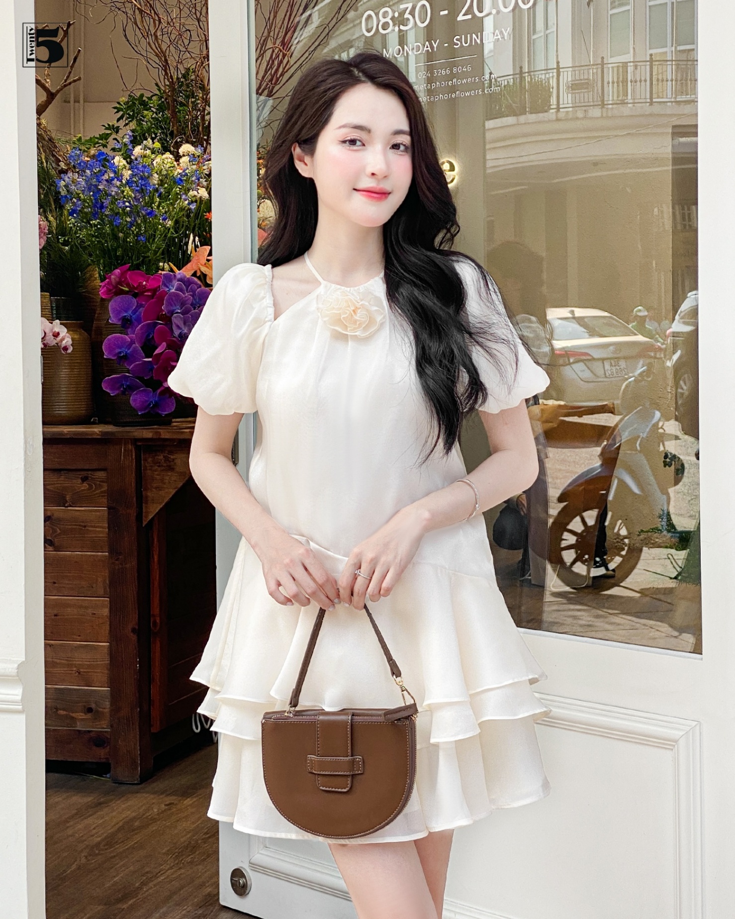 Áo kiểu ngắn tay AH18-375-01