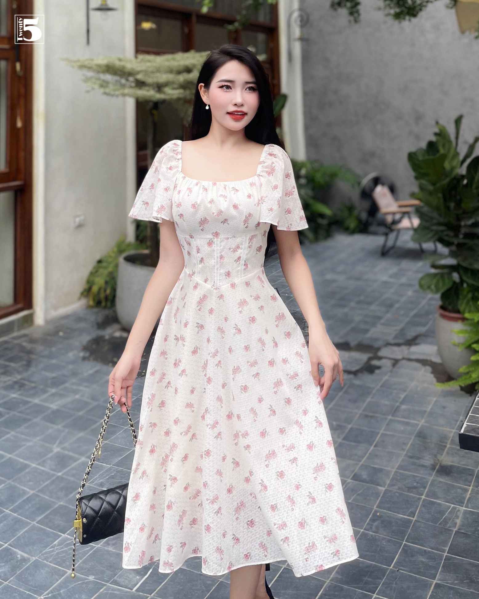 Đầm ngắn tay DQ45-555