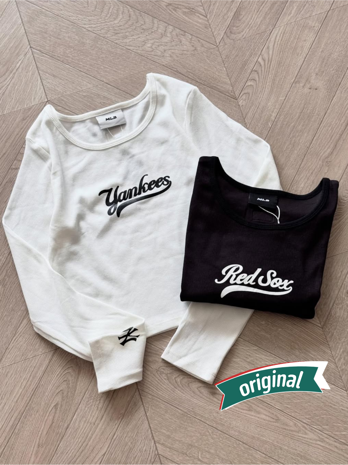 MLB Longsleeve Crop Varsity