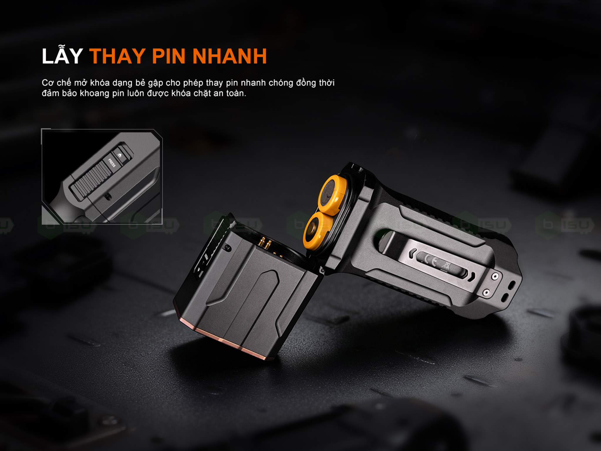Đèn pin tác chiến FENIX TK28R (6500 Lumens)