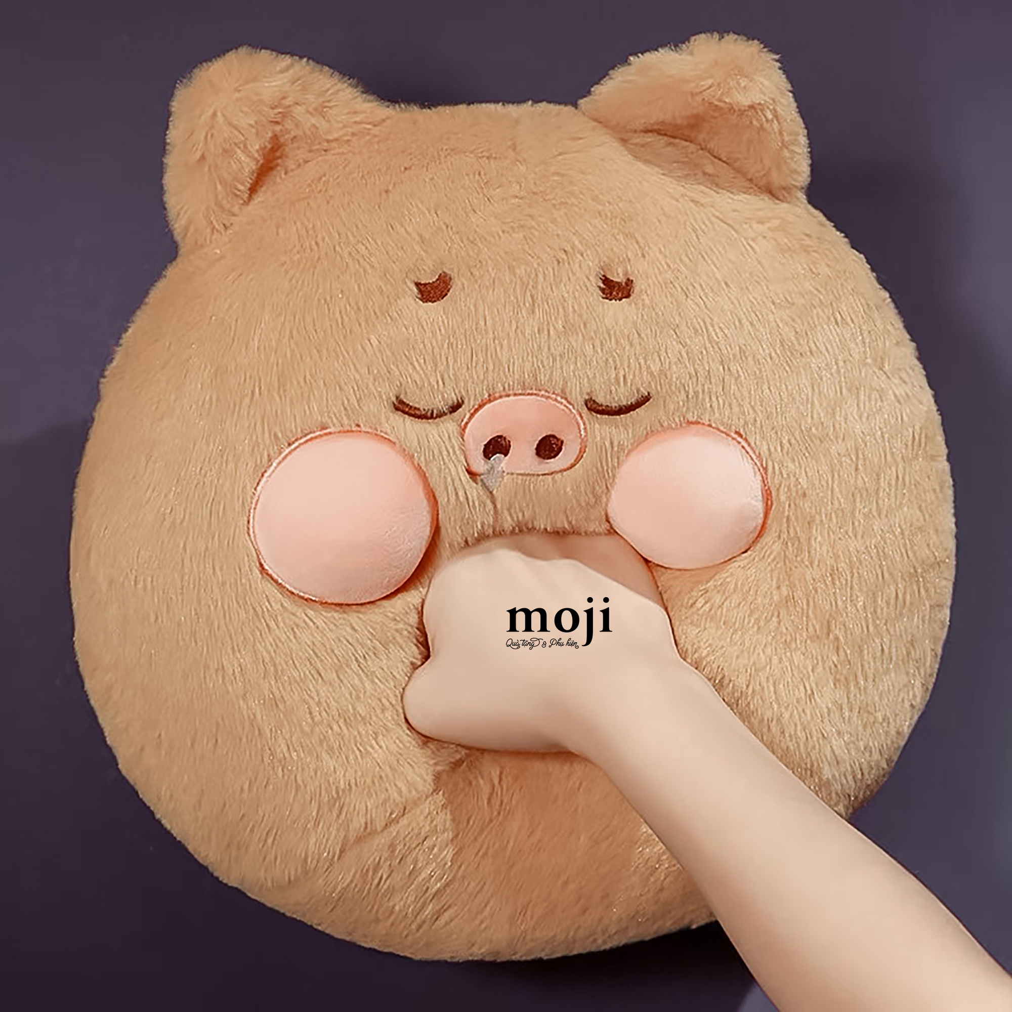 Gấu bông MS Animal chubby cheeks runny nose chảy nước mũi 30cm
