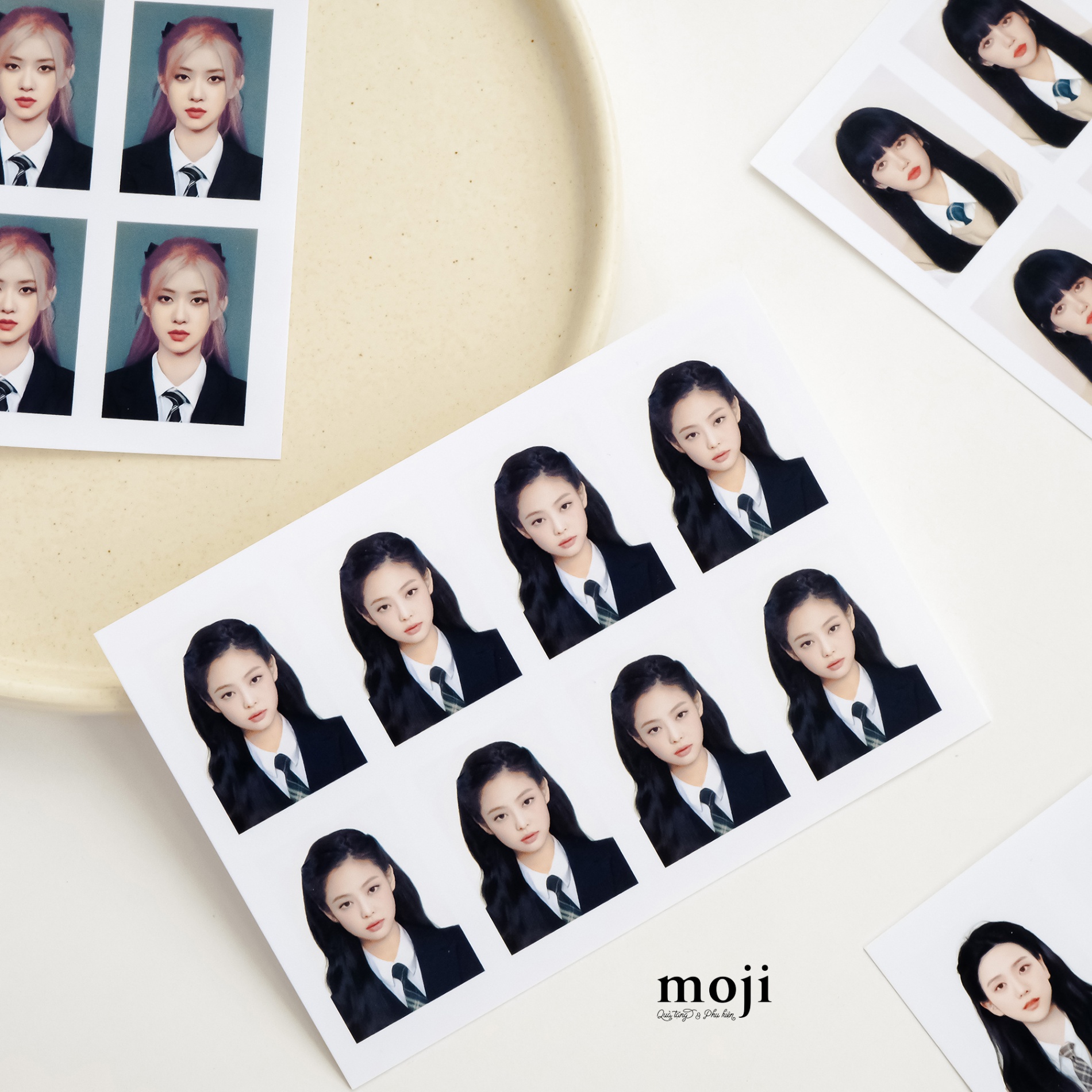 ID photo idol BLACKPINK Jennie uniform 100323