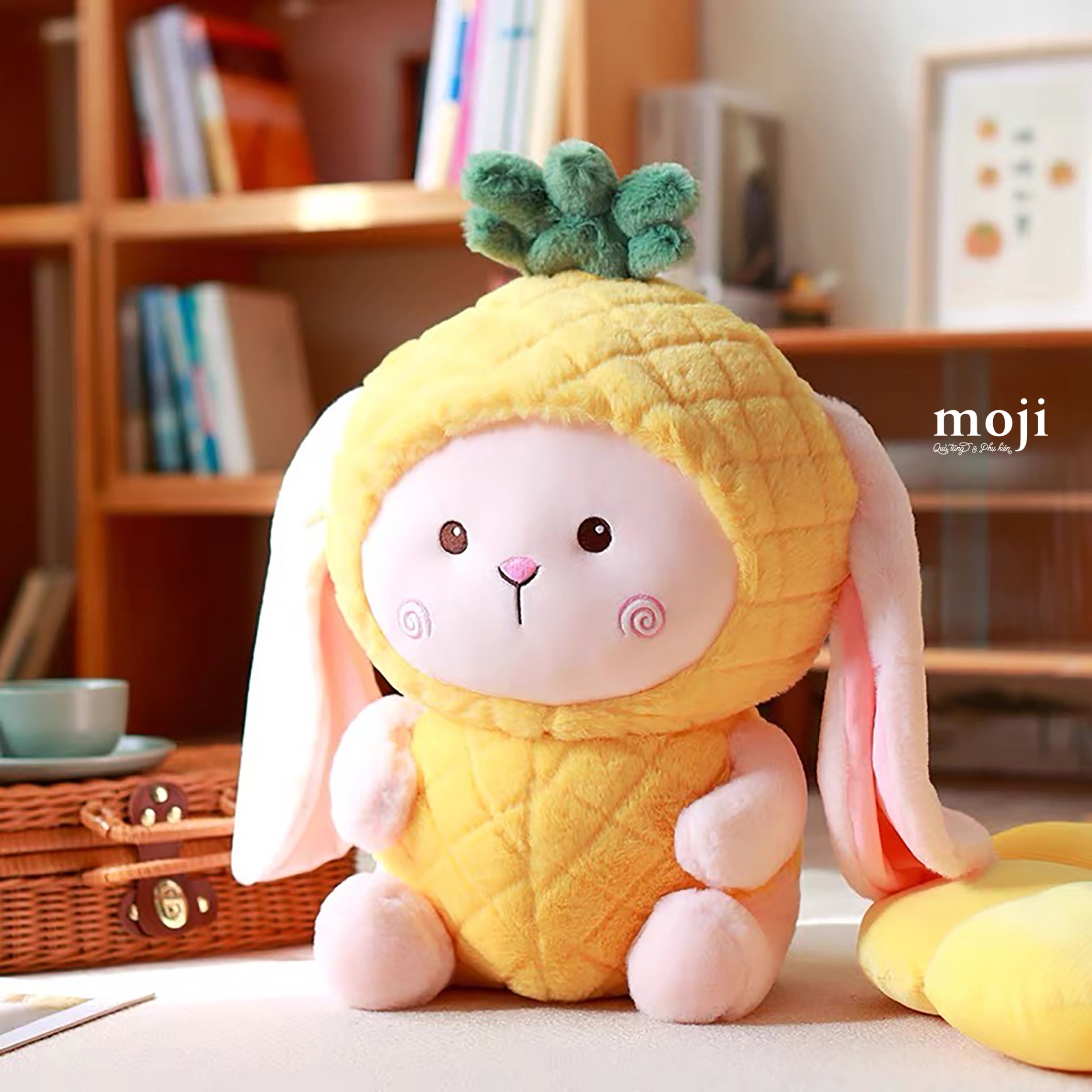 Gấu bông MS Rabbit cosplay fruit pineapple strawberry 27cm