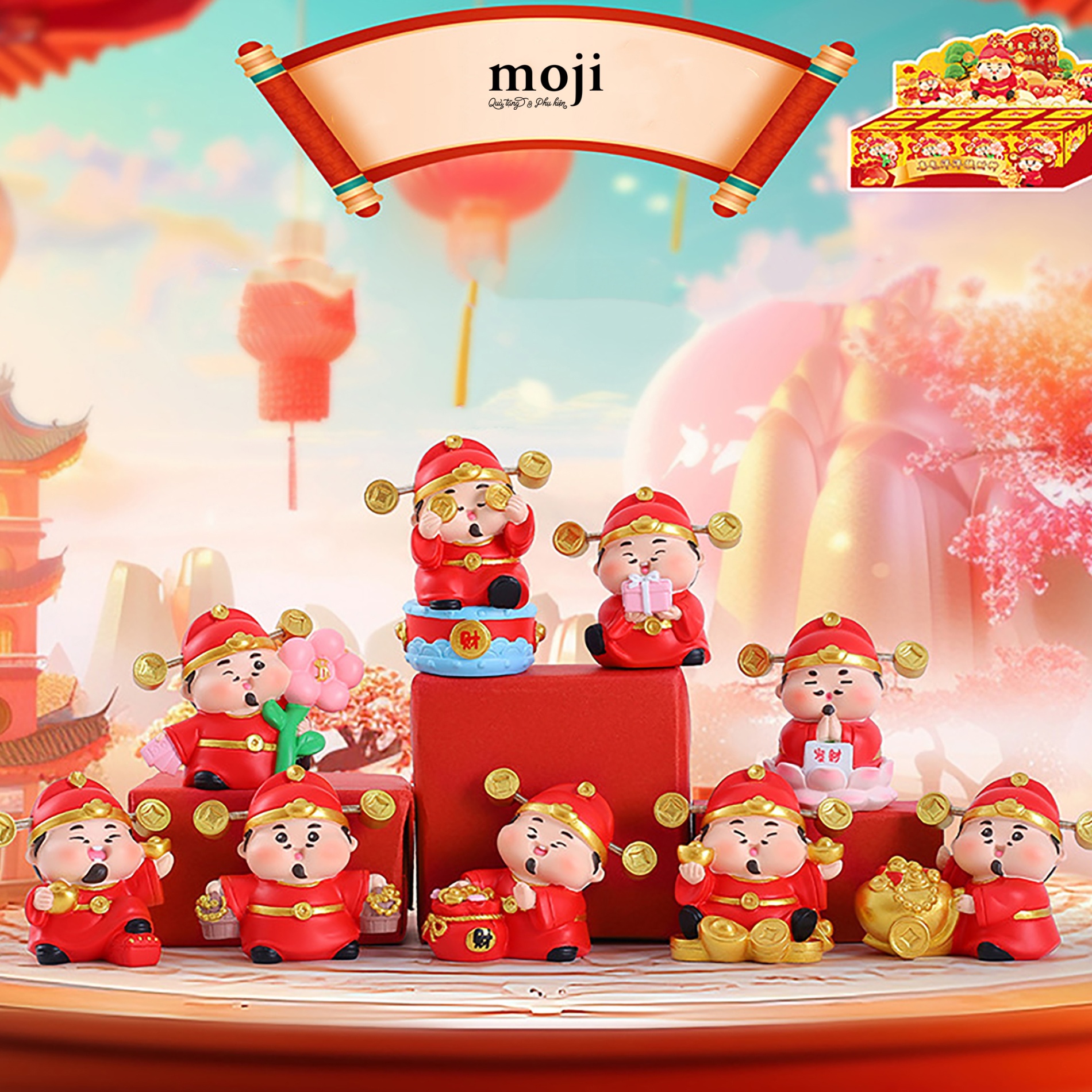 Blindbox tượng Thần tài đến