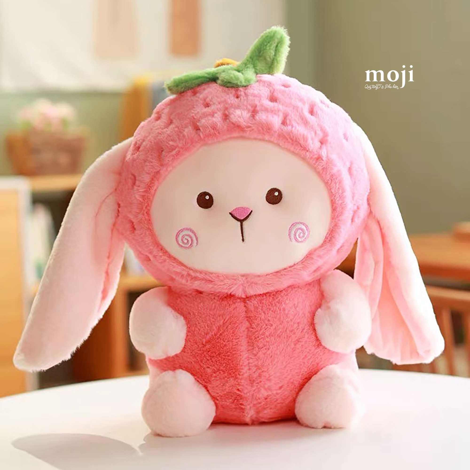 Gấu bông MS Rabbit cosplay fruit pineapple strawberry 27cm