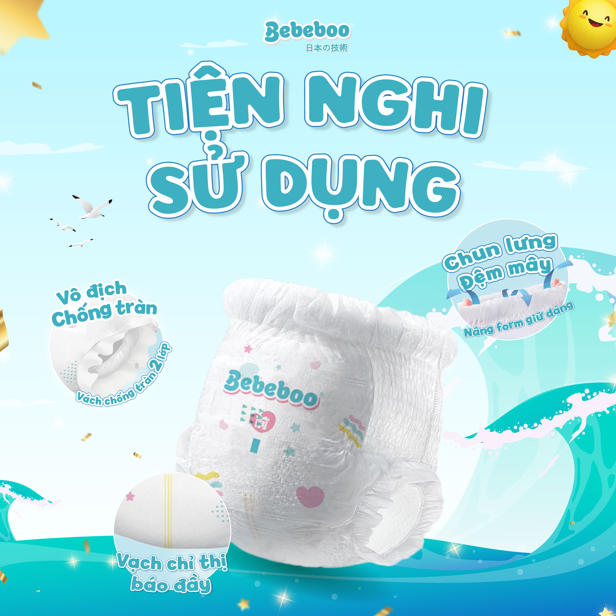 Review chi tiết bỉm Bebeboo Nhật Bản cực hot Hè 2023. Liệu có đúng như lời đồn?