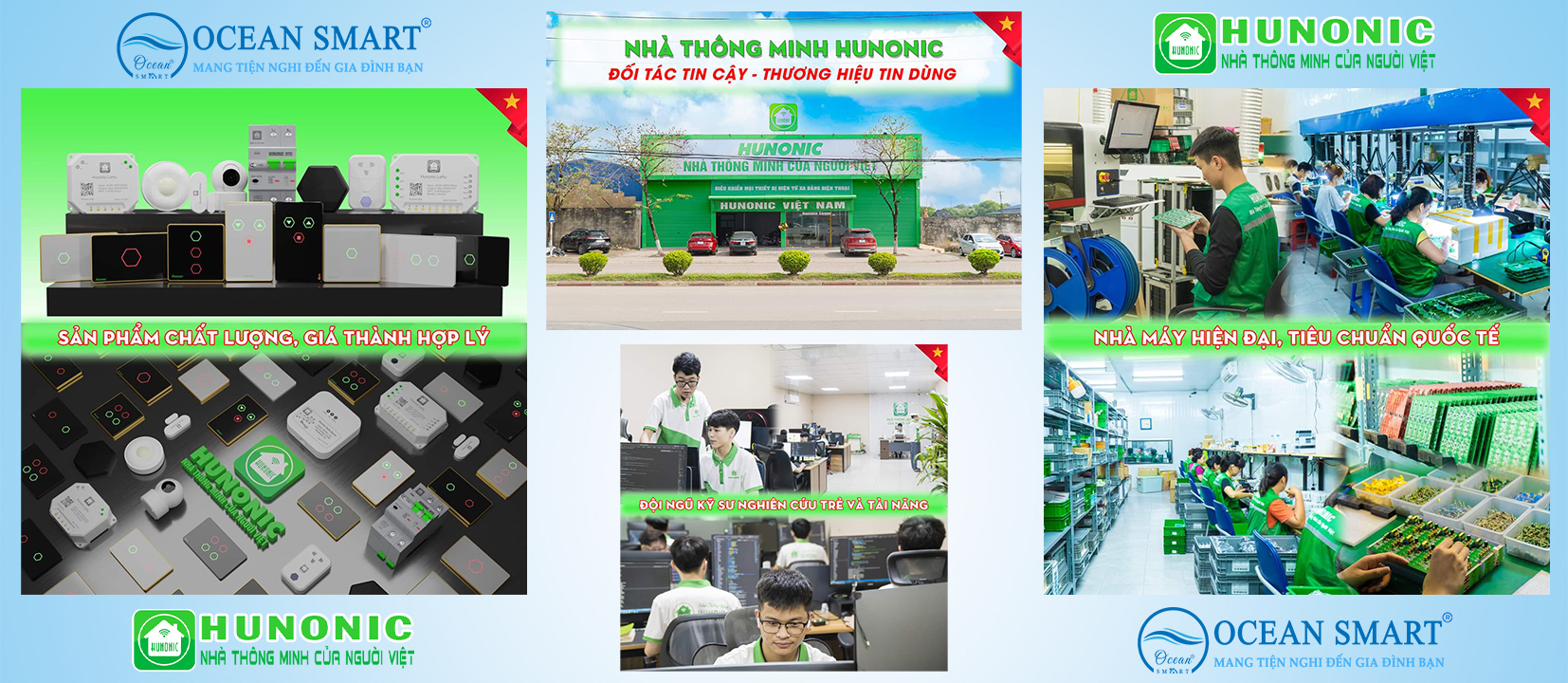 Công Tắc Wifi Hunonic - Nhà Thông Minh Hunonic