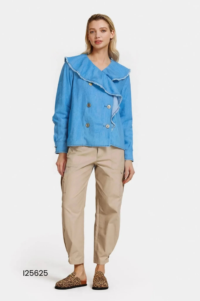 Áo xanh cổ sen bèo