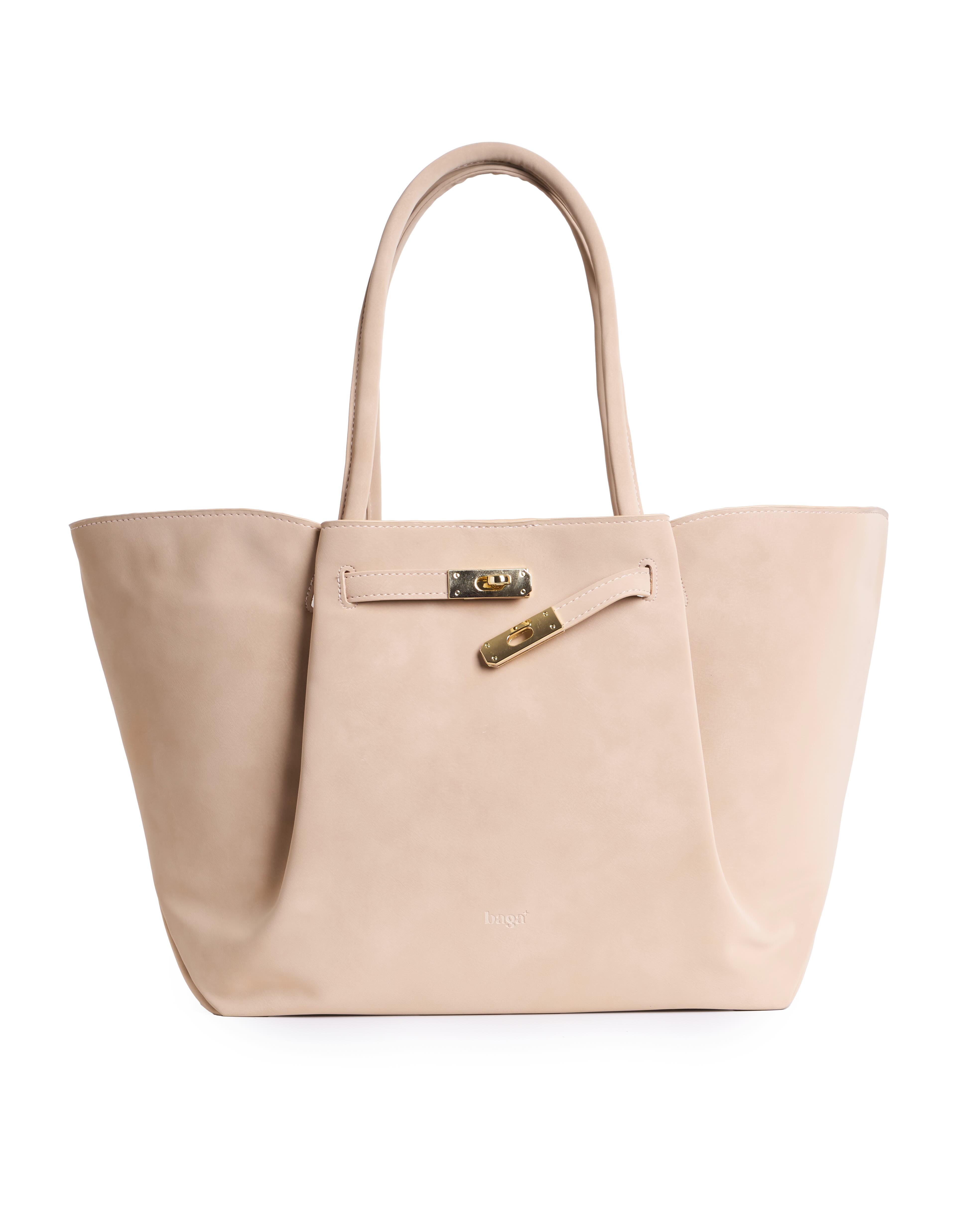 Túi Goda - Almond Beige - Da lộn