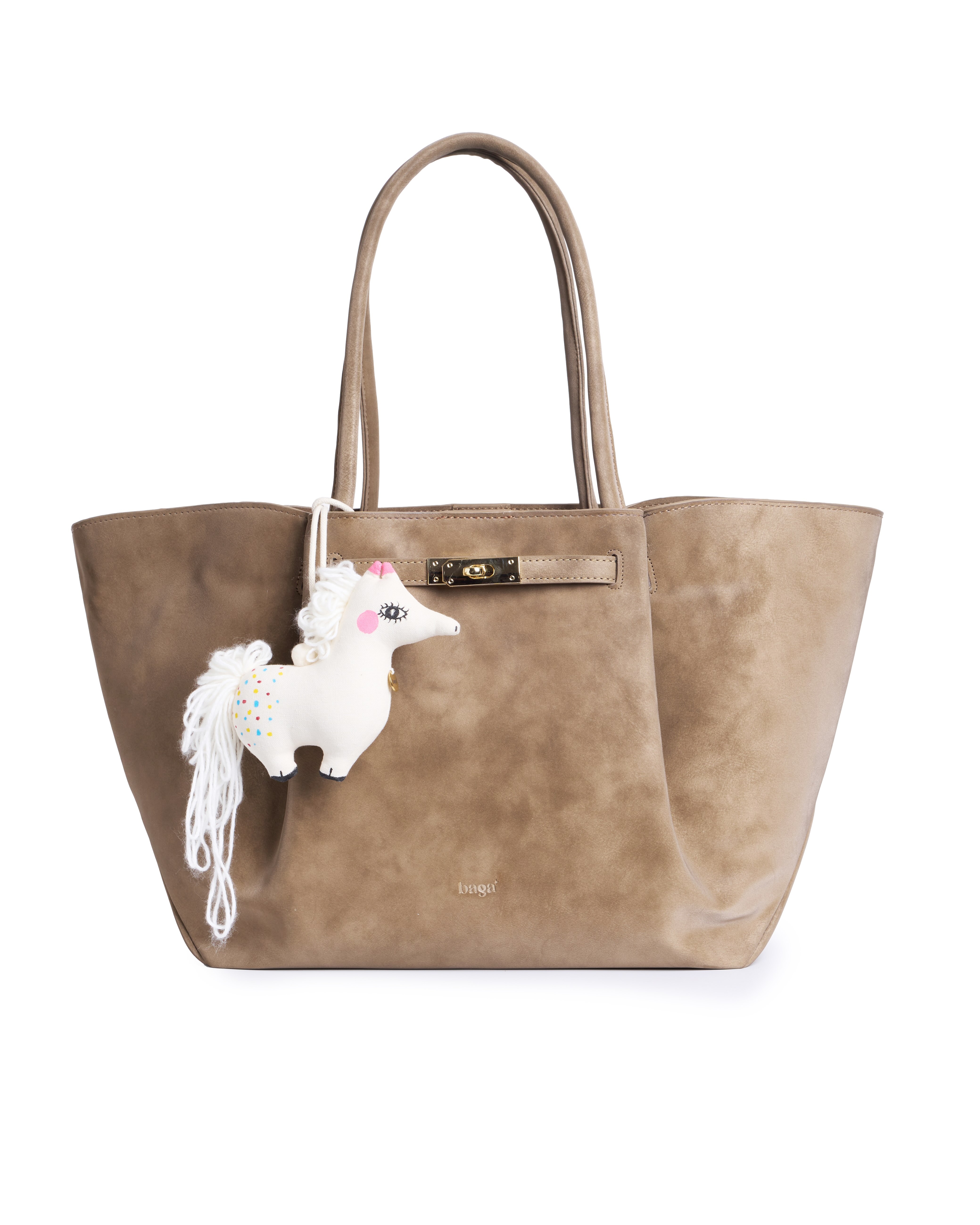 Túi Goda - Truffle Grey - Da lộn