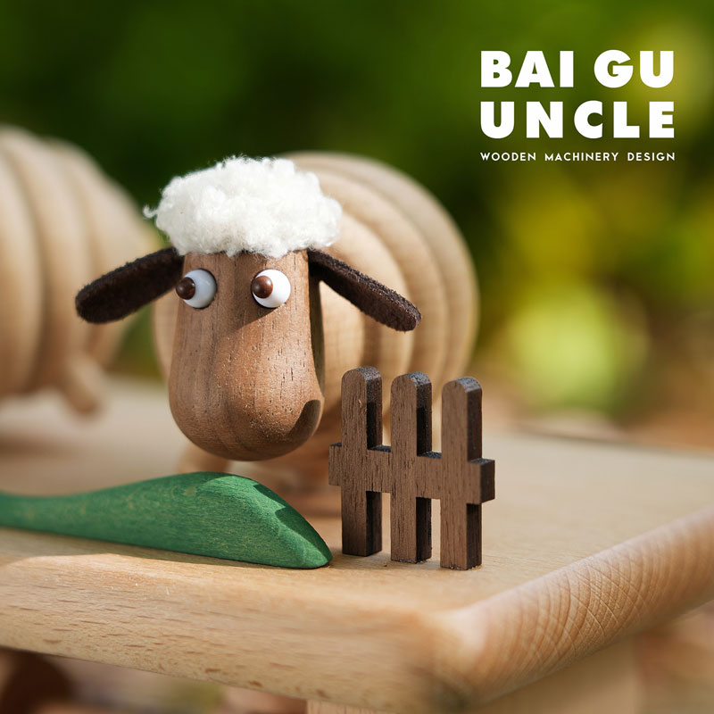 Mô Hình Gỗ Chuyển Động Automata - 3 Chú Cừu Shaun The Sheep