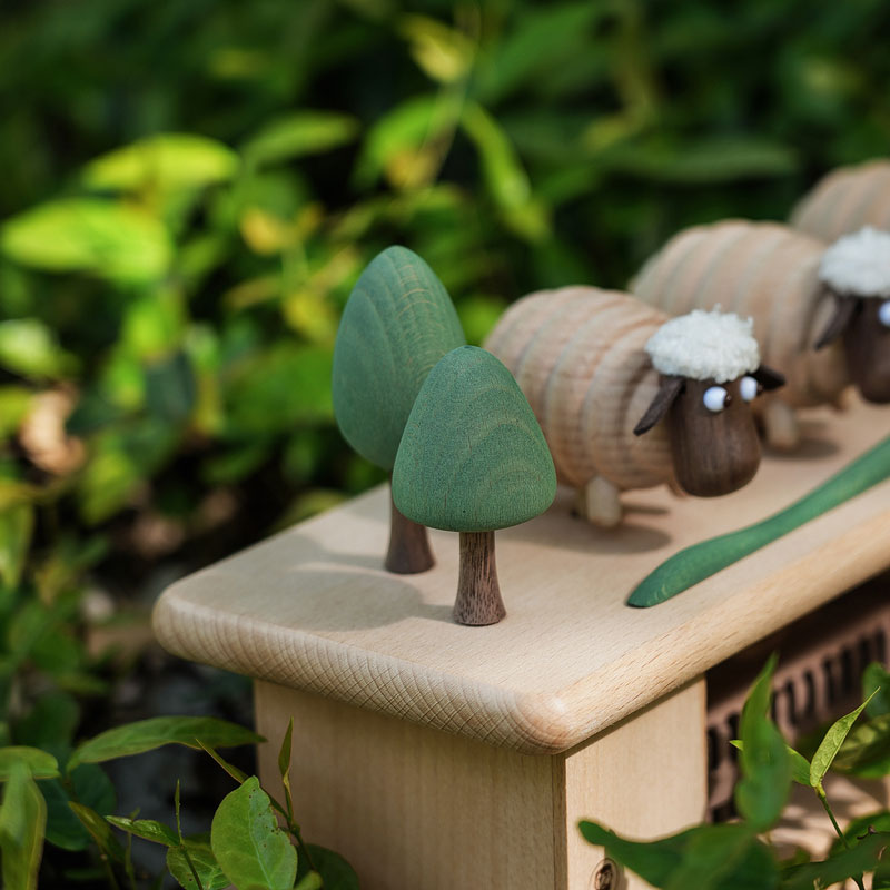 Mô Hình Gỗ Chuyển Động Automata - 3 Chú Cừu Shaun The Sheep