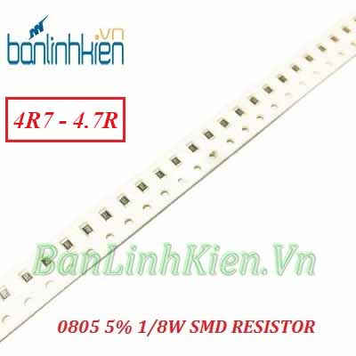 Trở 0805 5% 4.7R (50c)