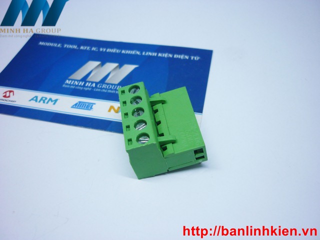 CON 5 2EDG5.08-5P 5.08MM (Xanh Cong)