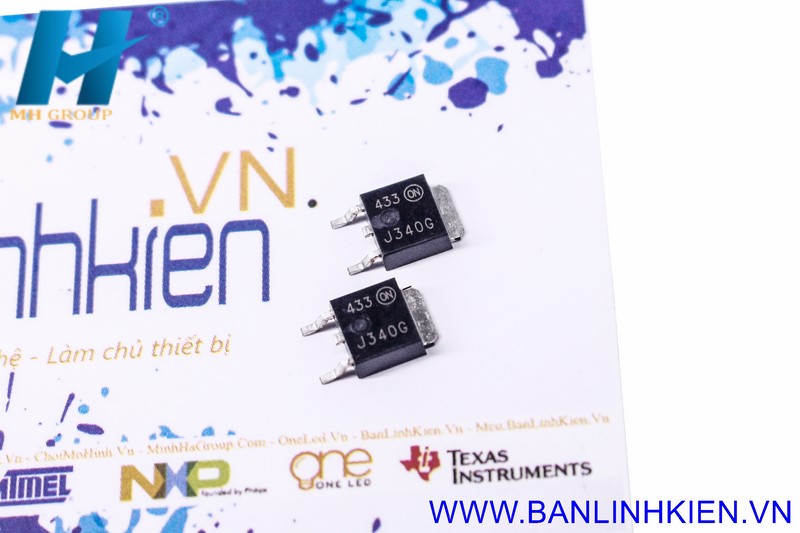 MJD340 TO252 TRANS NPN 0.5A 500V (SMD-J340)