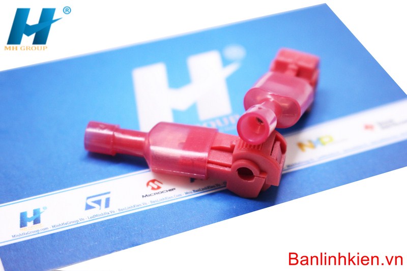 Jack Kẹp Dây JT1134R 0.5-1MM (Đỏ)