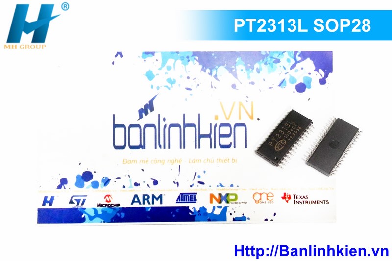 PT2313L SOP28 IC 4-Channel Audio Processor