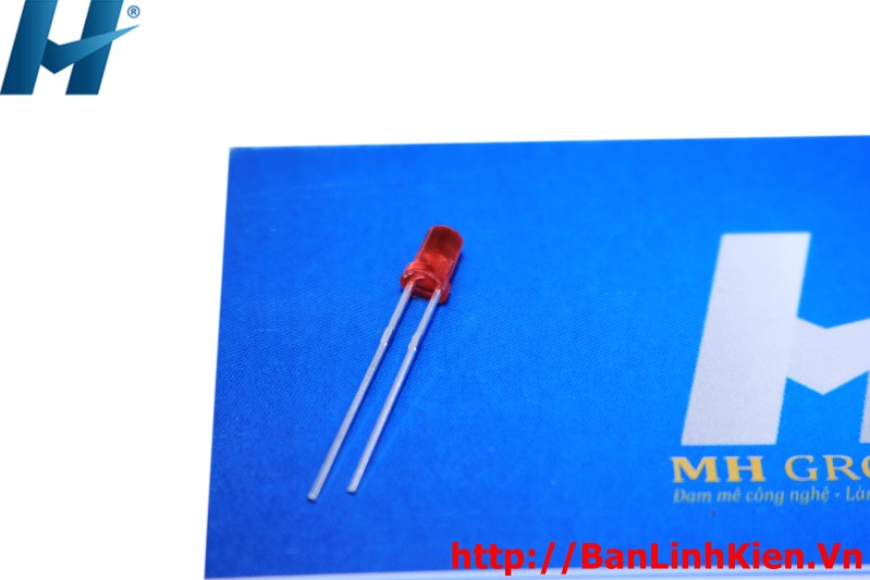 Led 3MM Phủ Đỏ (10c)