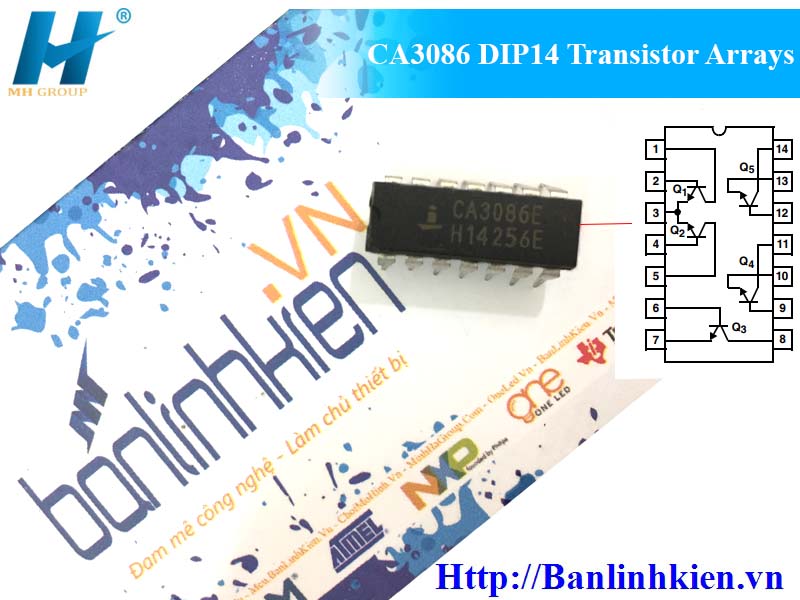 CA3086 DIP14 Transistor Arrays