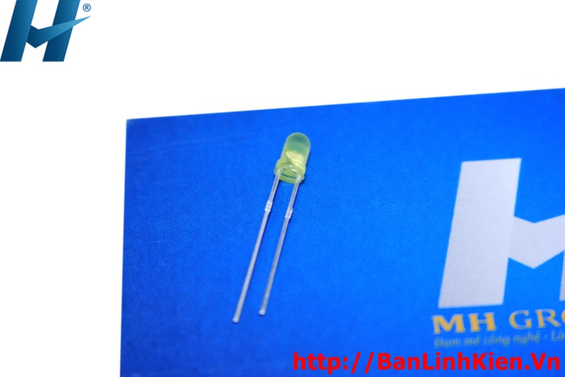 Led 3MM Phủ Vàng (10c)