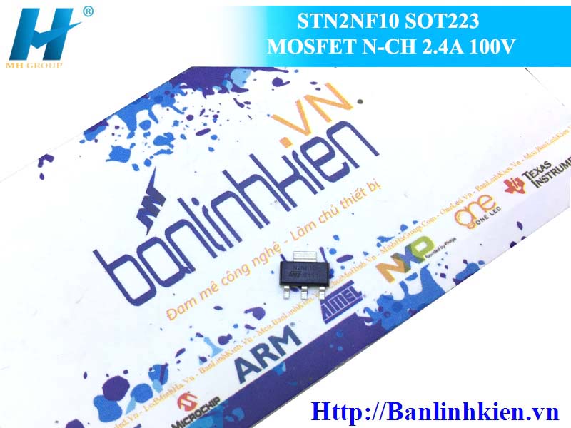 STN2NF10 SOT223 MOSFET N-CH 2.4A 100V