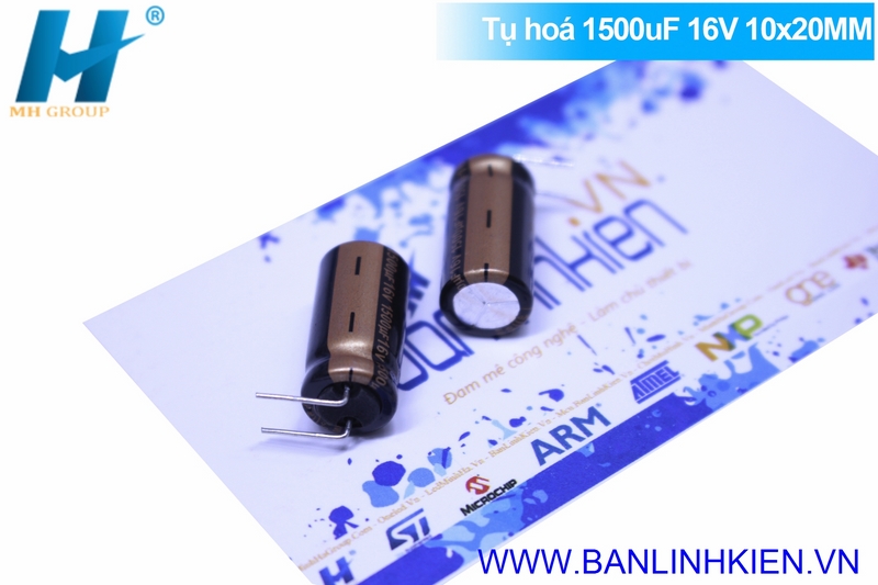 Tụ Hóa 1500uF 16V 10x20MM