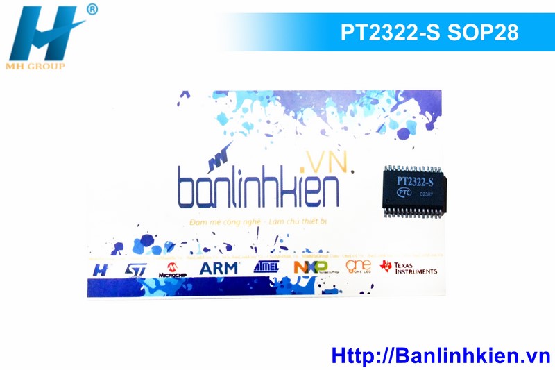 PT2322-S SOP28 IC 6-Channel Audio Processor
