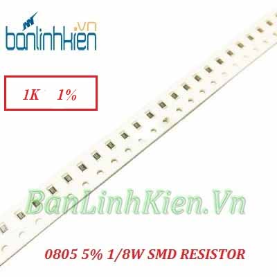 Trở 0805 1% 1K (50c)