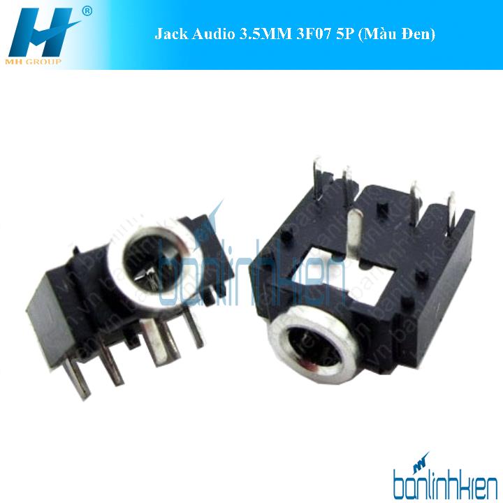 Jack Audio 3.5MM 3F07 5P (Màu Đen)