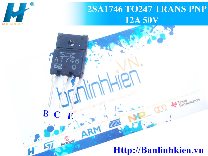 2SA1746 TO247 TRANS PNP 12A 50V