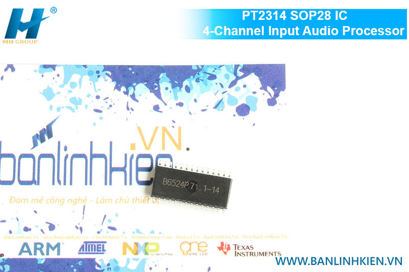 PT2314 SOP28 IC 4-Channel Input Audio Processor
