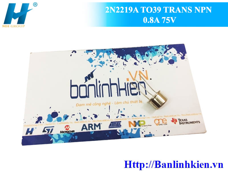 2N2219A TO39 TRANS NPN 0.8A 75V