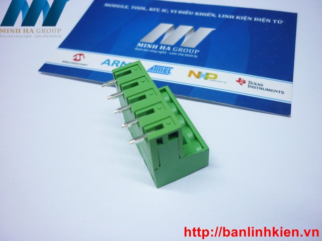 CON 5 2EDG5.08-5P 5.08MM (Xanh Cong)
