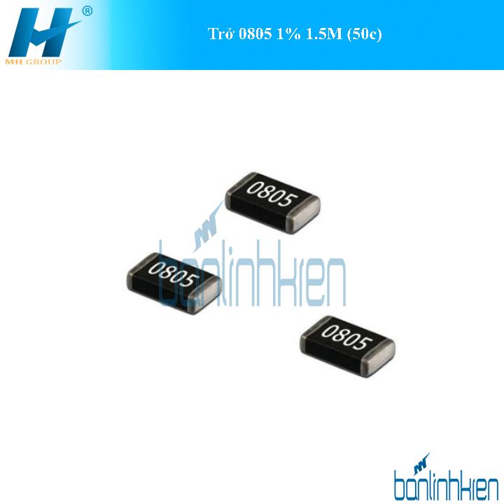 Trở 0805 1% 1.5M (50c)