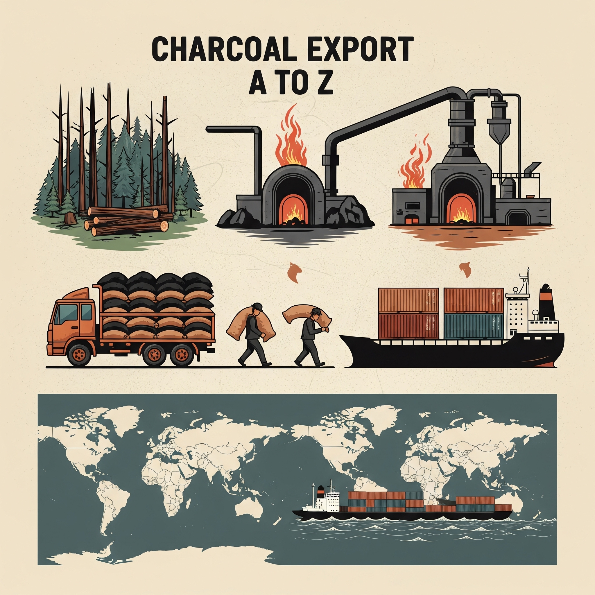 A Complete Step-By-Step Guide To Exporting Charcoal: From A to Z