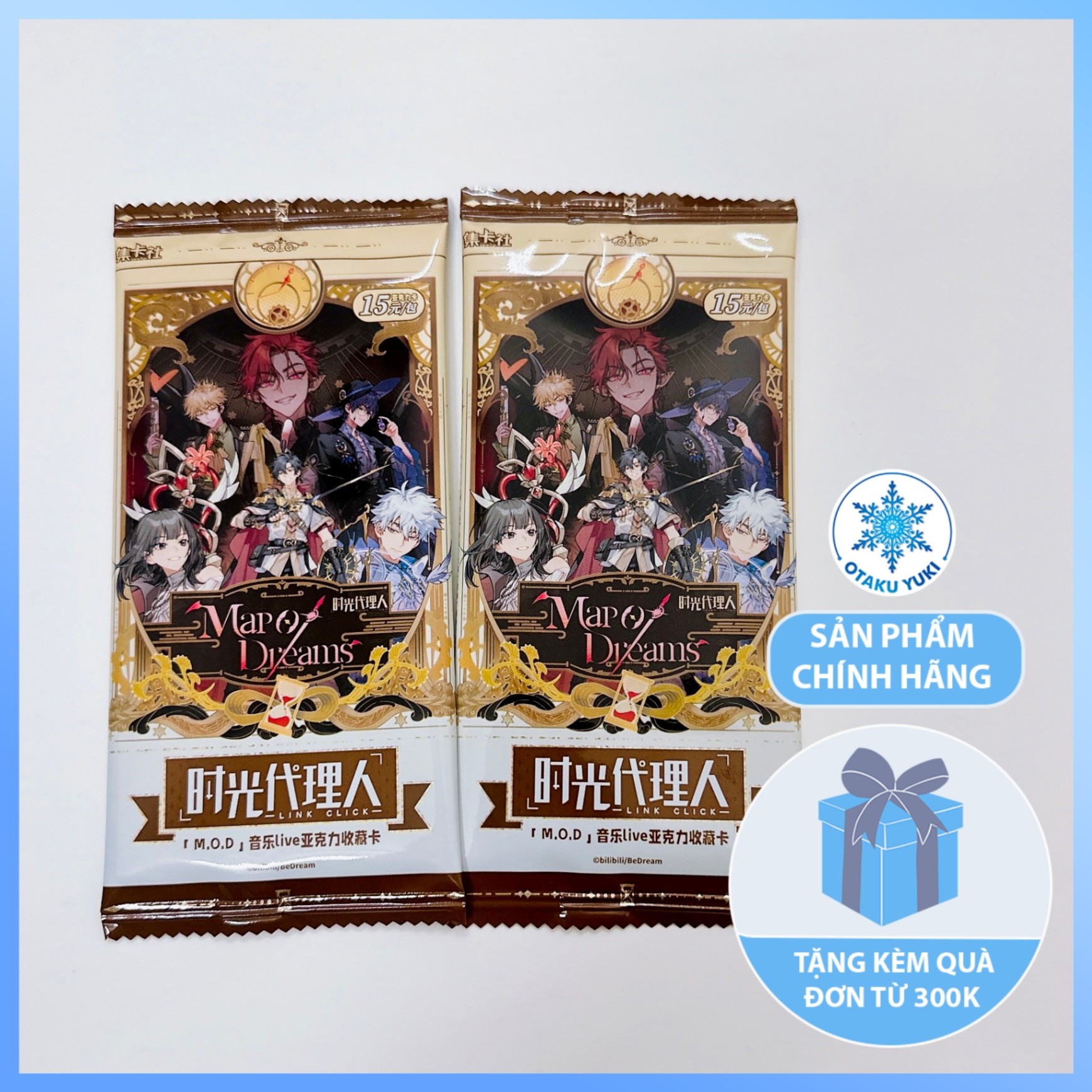 Gói Thẻ Pack Card Link Click M.O.D Live (Bilibili x BeDream)