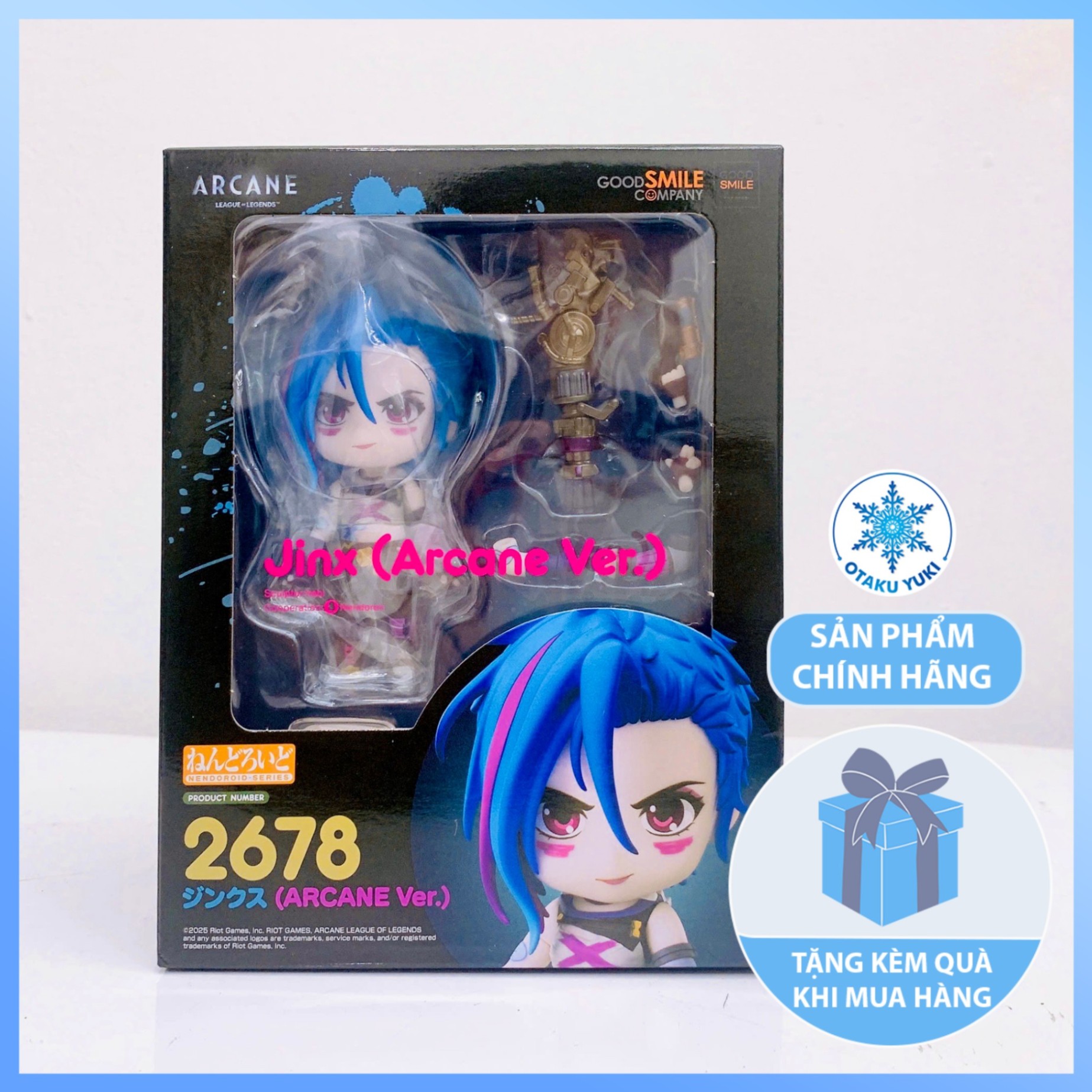 Mô Hình Nendoroid Jinx ARCANE Ver - Nendoroid 2678 League of Legends