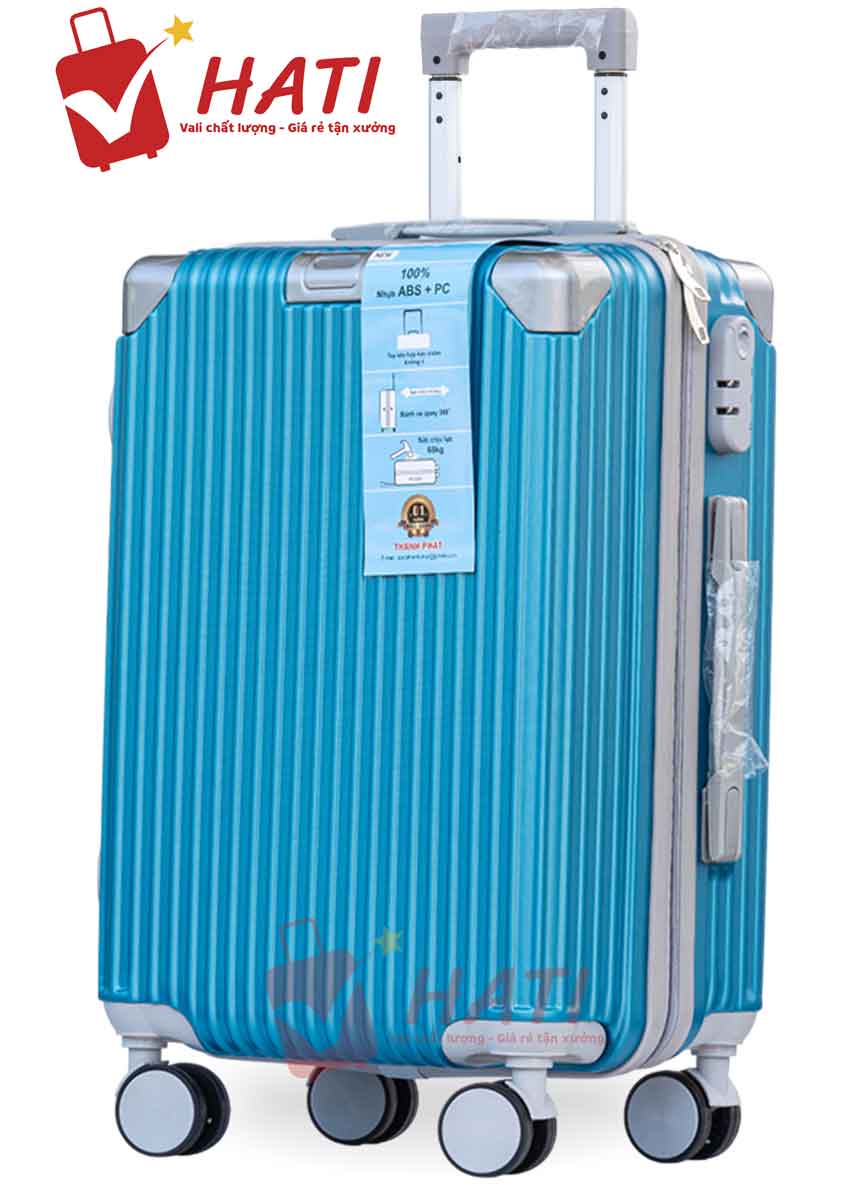 Vali Kéo Du Lịch Cao Cấp Chính Hãng HATI - Vỏ ABS + PC Kèm Bọc Kim Loại ...